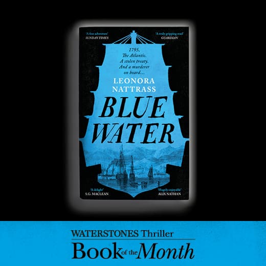 Blue Water is Waterstones Thriller of the Month - Viper